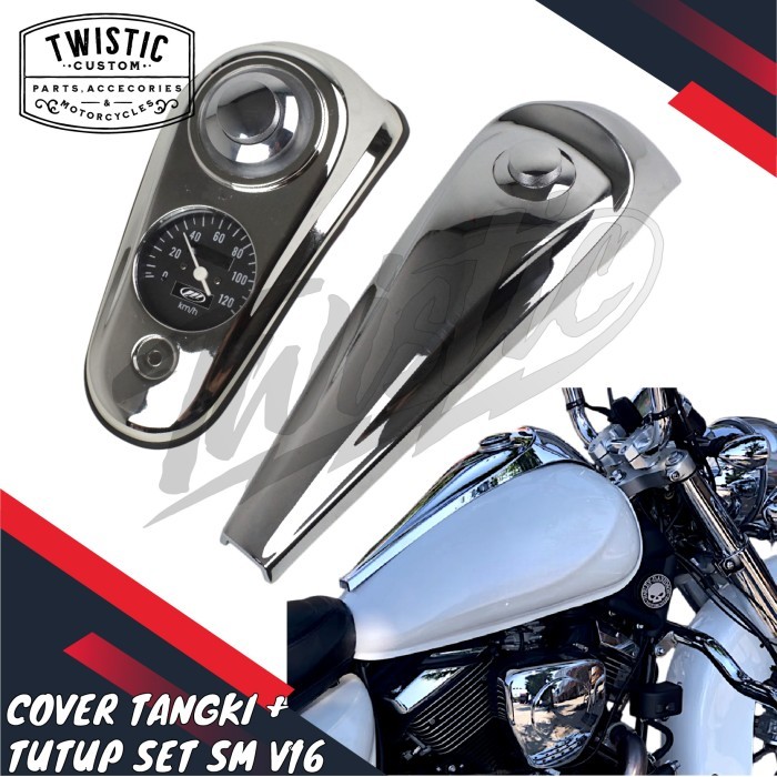 Jual Cover Tangki + Tutup Tangki Model Harley Motor SM V16 V 16 Chicano ...