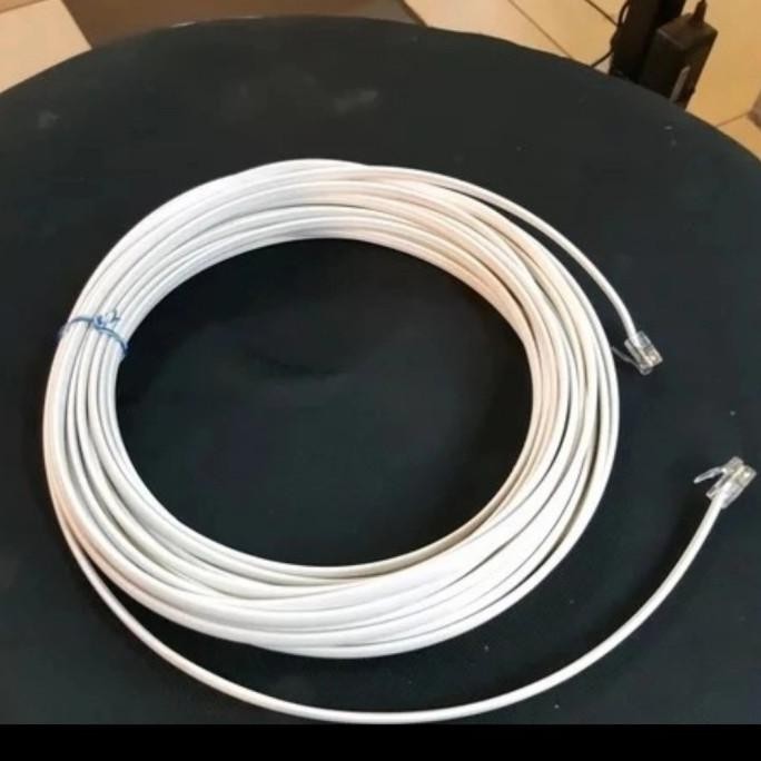 Jual kabel line telepon pin rj11 panjang 50 meter | Shopee Indonesia