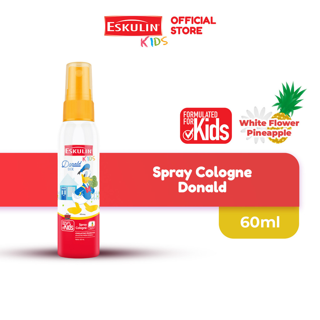 Jual Eskulin Kids Spray Cologne Mickey & Friends 60ml | Shopee Indonesia