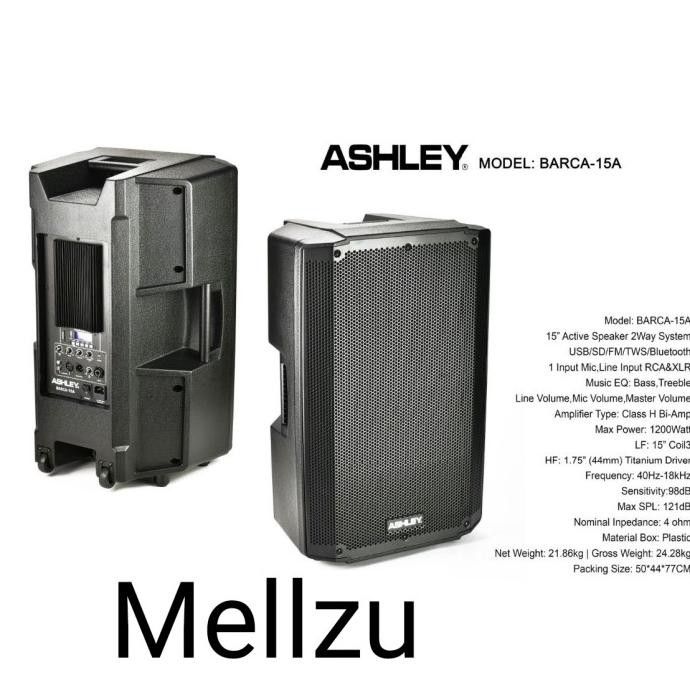 Jual Speaker Aktif Ashley Hero 15A Original Active Ashley HERO15A 15 ...