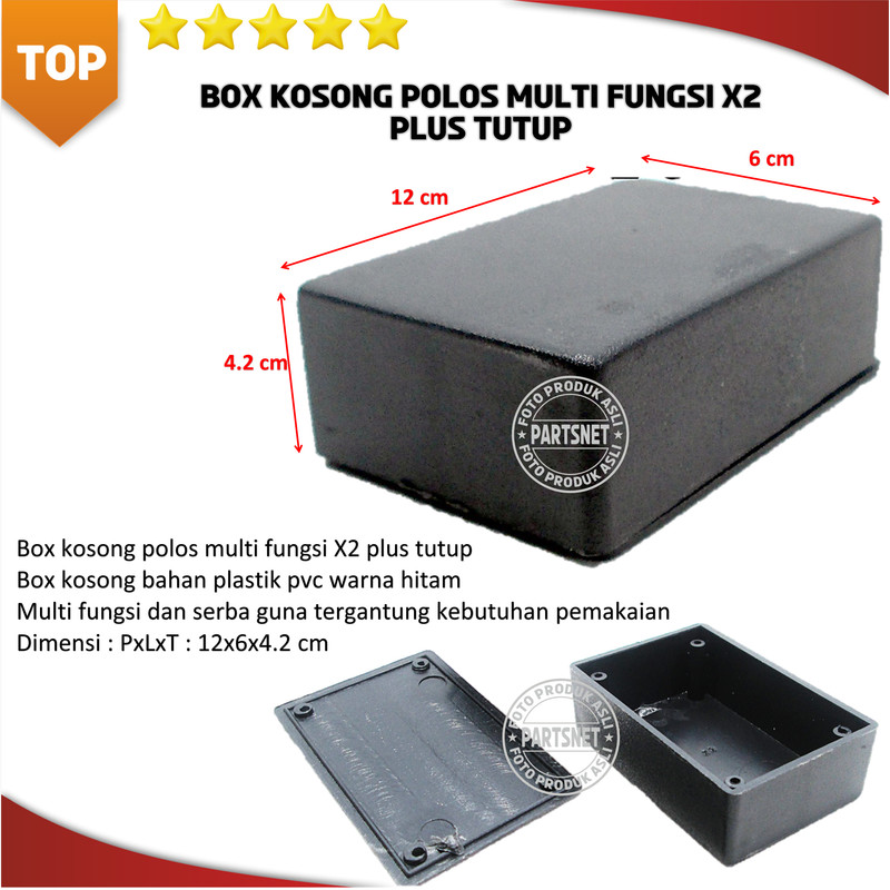 Jual Box kosong polos multi fungsi X2 plus tutup | Shopee Indonesia
