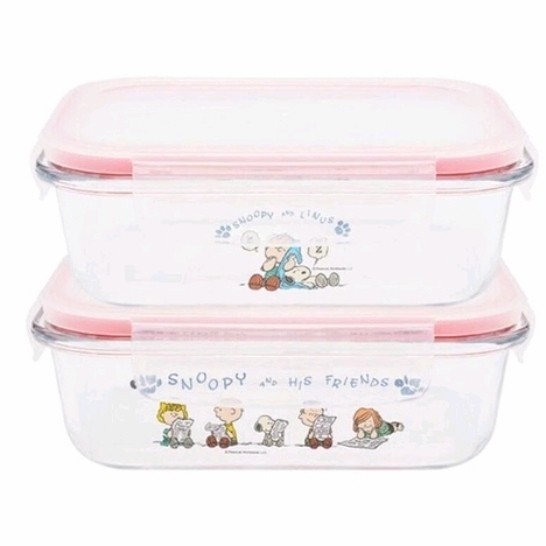Jual Pyrex 4pcs Snoopy Reborn Storage Set - 2 Lock Lid | Shopee Indonesia