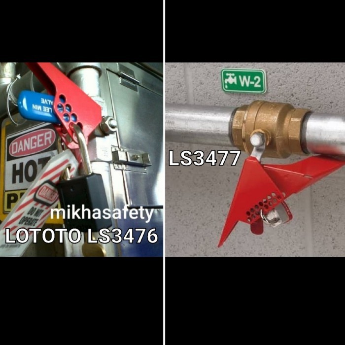 Jual LOTOTO LS3476 Safety Loto Small Ball Valve Lockout Tagout | Shopee ...