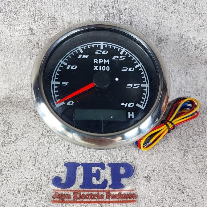 Jual Tachometer Genset Rpm Meter 4000 Rpm 12V / 24V Tachometer With ...