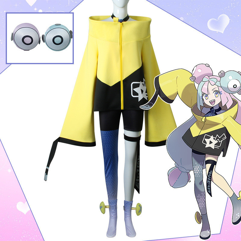 Jual 【Ready Stock】Kostum Cosplay Game Pokemon Iono Kostum dan Wig ...