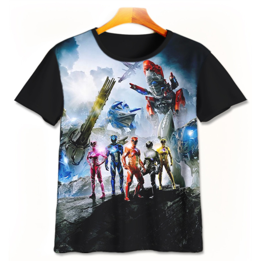 Jual Kaos Anime Power Rangers PP-3-designWD Kaos Anak Laki Laki ...