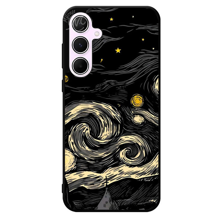 Jual Hybrid Case Samsung Galaxy A56 A36 A26 A16 A55 A35 A25 A15 A54 A34 A24 4G 5G Starry Night ...