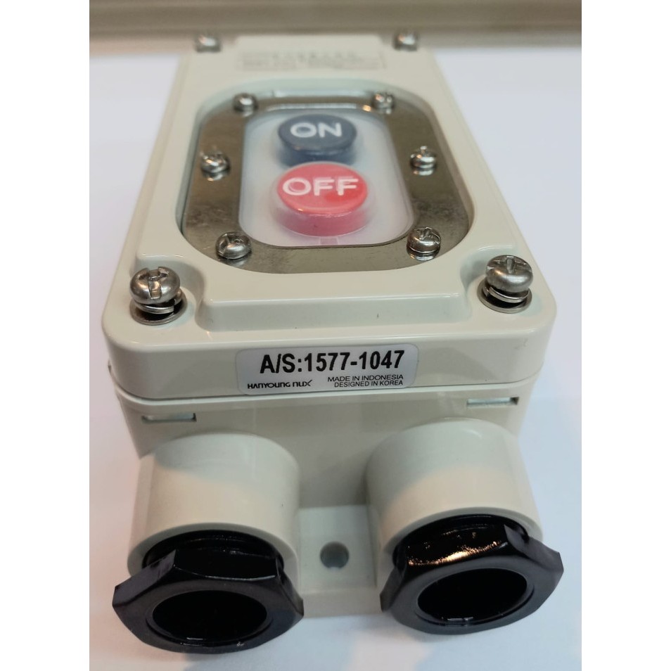 Jual Hanyoung Power Push Button On Off Water Proof BEWT-215 3P 15A ...