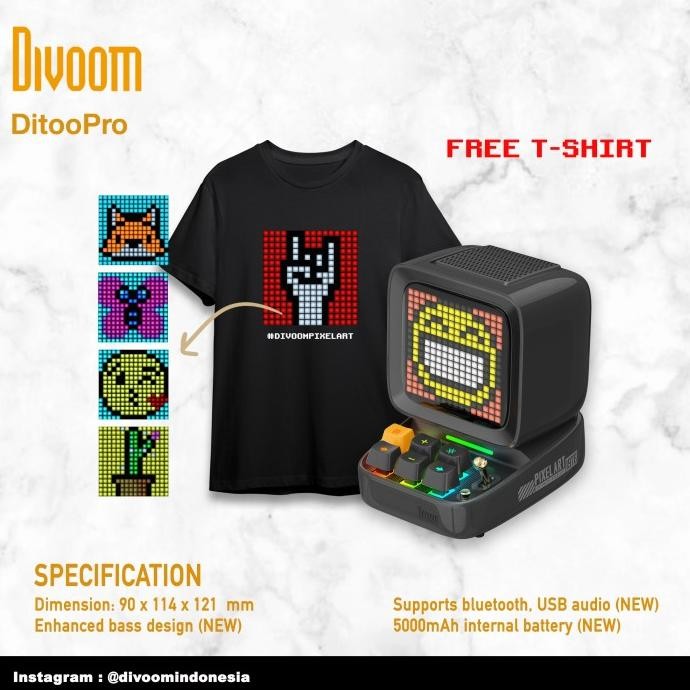 Jual Divoom Ditoo Pro | Shopee Indonesia