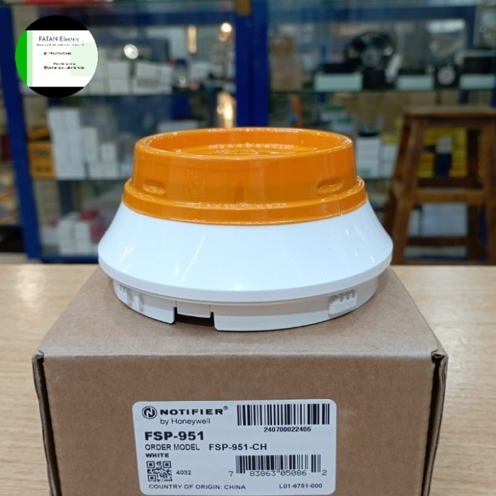 Jual Smoke Detector Fsp-951 Notifier Komplit Base Ready | Shopee Indonesia
