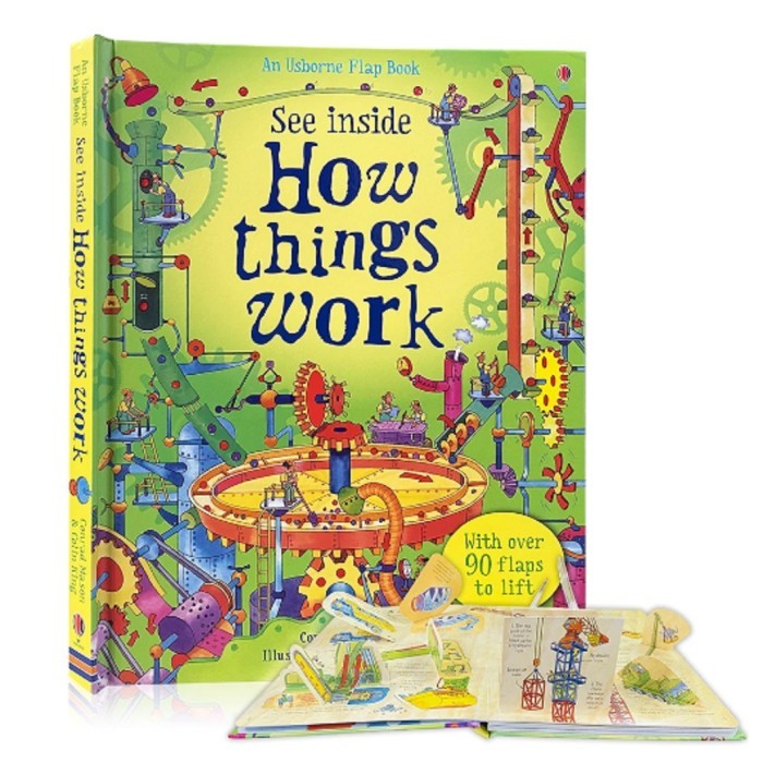 Jual An Usborne Flap Book See Inside How Things Work With Over 90 Flaps ...