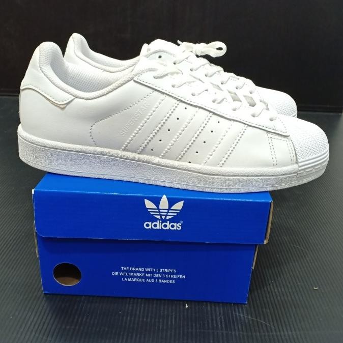 Jual Jual Adidas Superstar All White 100% Original | Shopee Indonesia
