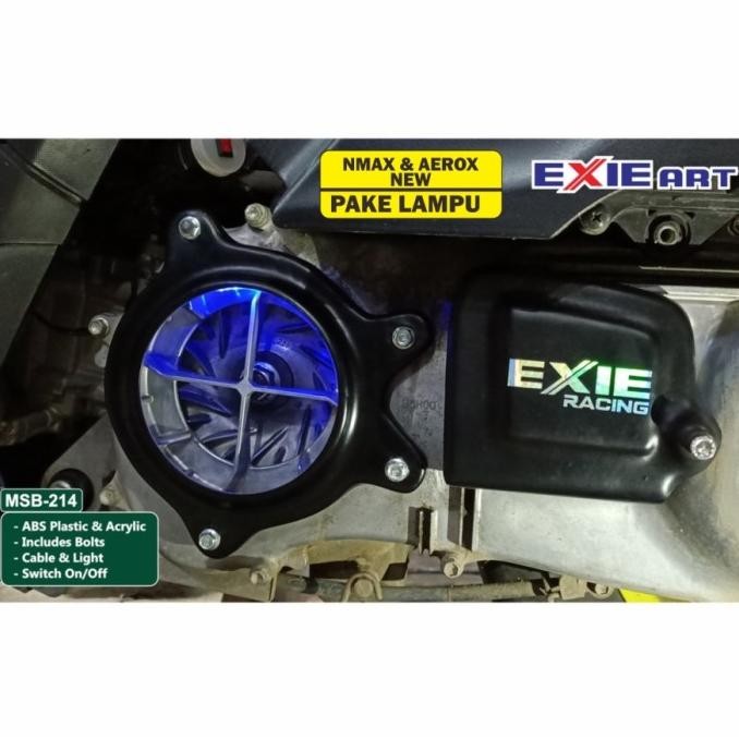 Jual COVER CVT ACRYLIC ALL NEW NMAX & AEROX CONNECTED - TUTUP CVT NMAX ...