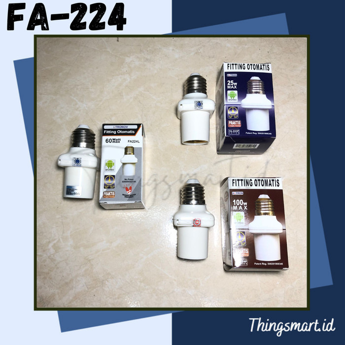 Jual PROMO FA-224 Fitting Lampu Otomatis Timer Waktu Setting ON OFF ...