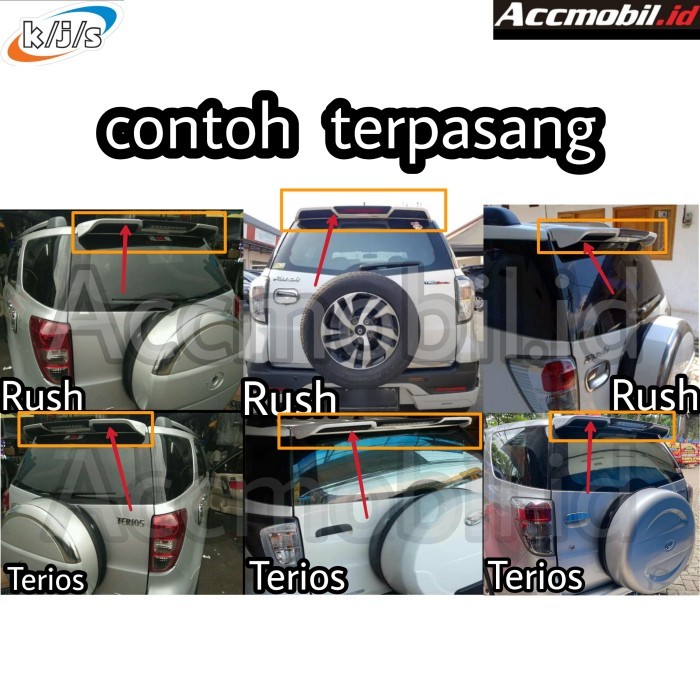 Jual Spoiler Toyota Rush Daihatsu Terios Model Trd Sportivo Dengan ...