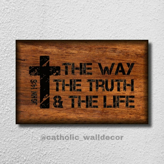 Jual Poster Rohani Hiasan Dinding Kristen Katolik Ayat Ks Alkitab ...