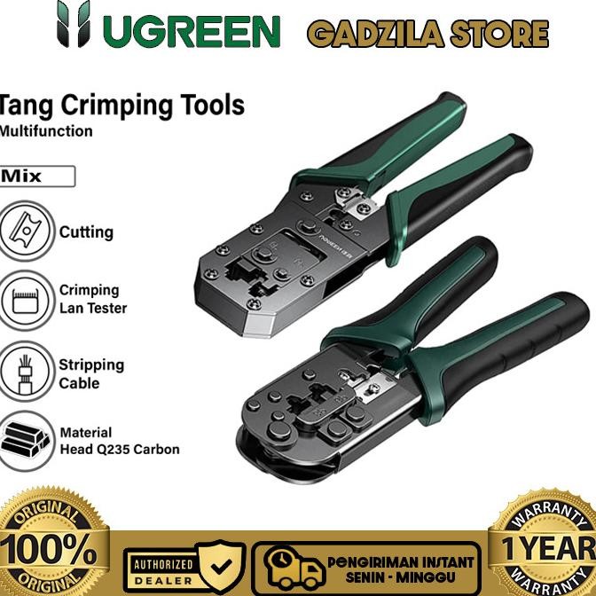 Jual ugreen multifunction tang crimping tool rj45 rj11 lan network krimping cable 6p 8p alat ...