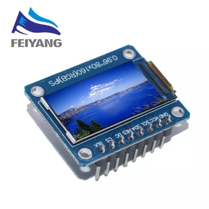 Jual SGA LCD IPS TFT MODULE 0.96" 80X160 OLED SPI ST7735 FOR ARDUINO ...