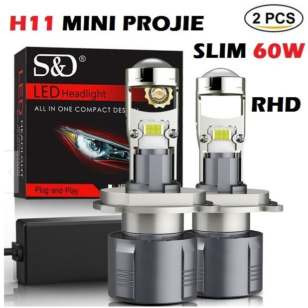 Jual Lampu Led H11 Mini Projector Lens Foglamp Lampu Kabut Mobil Led ...
