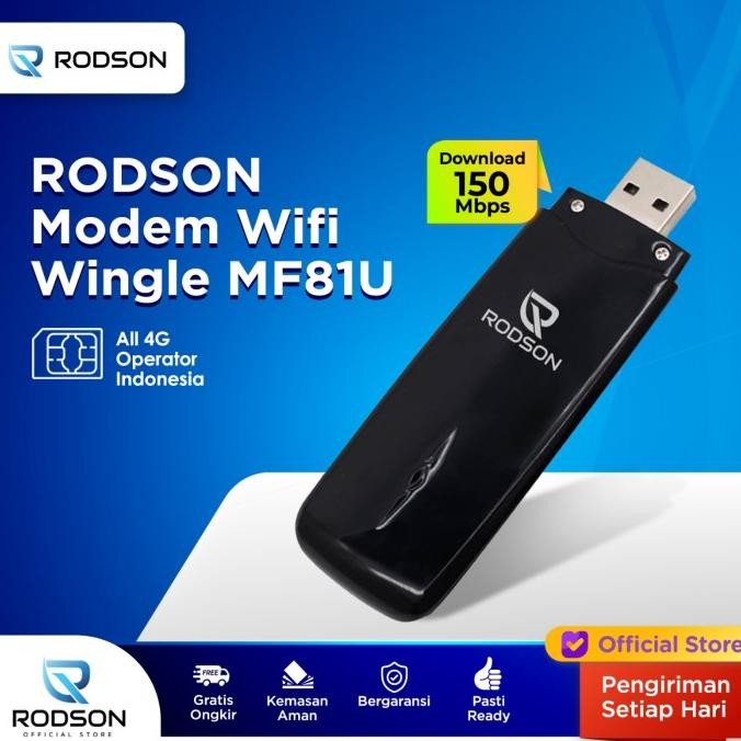 Jual Modem Wifi Wingle 4G LTE MF81U Unlock Semua Operator NANO SIMCARD ...