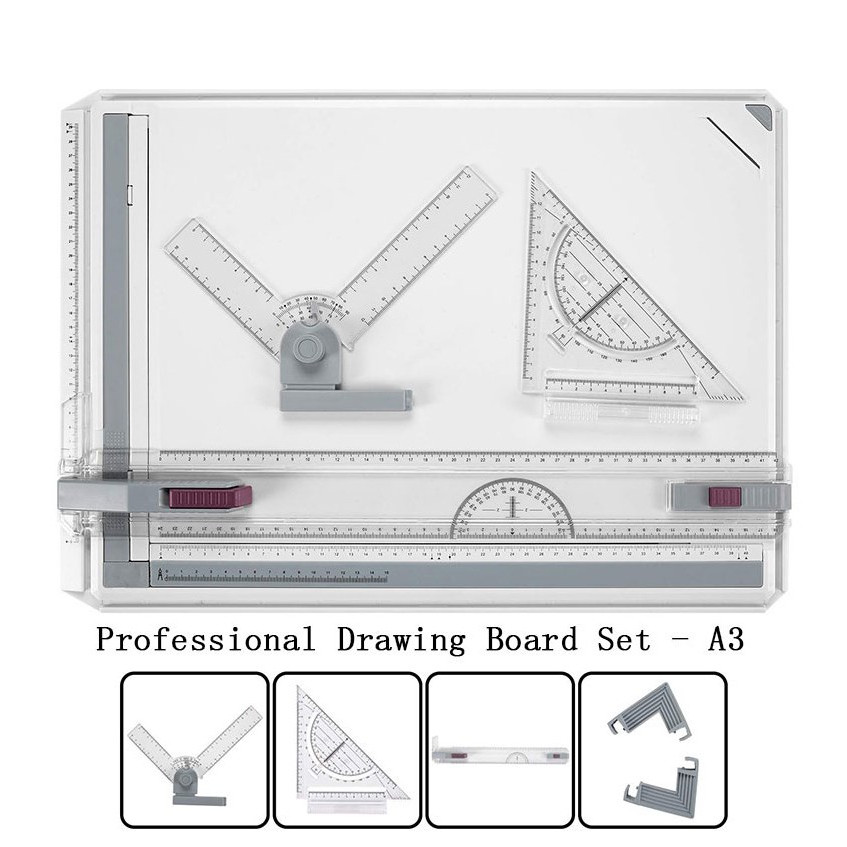 Jual A3 Professional Drawing Board Table Top Architects Technical ...