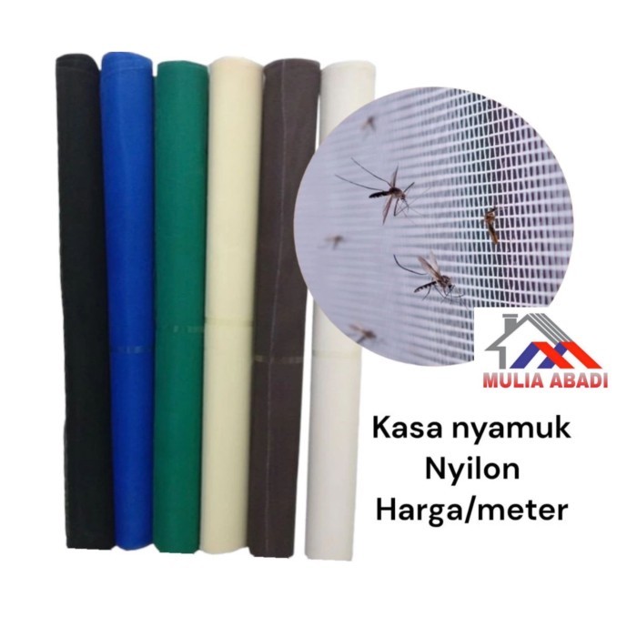 Jual Per Meter Kawat Nylon /Kawat Kain Kassa Strimin Jaring Anti ...