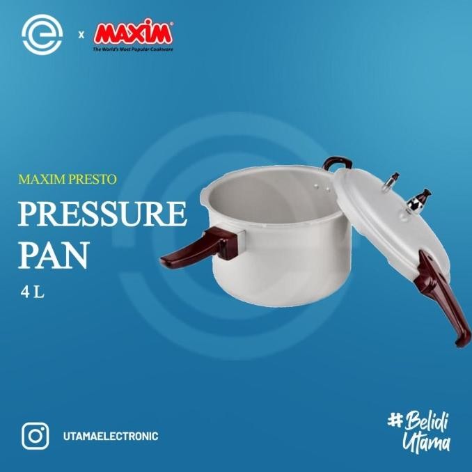 Jual Maxim Panci Presto Alunium 4 Liter Termasuk Ppn | Shopee Indonesia