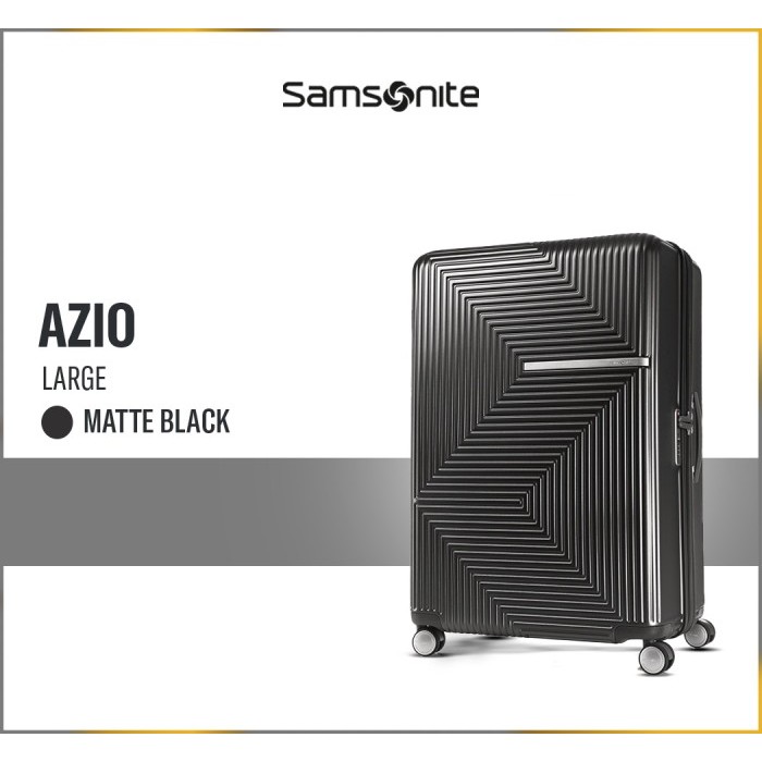 Jual Samsonite Koper Hardcase Azio Large 28 inch - Matte Black | Shopee ...