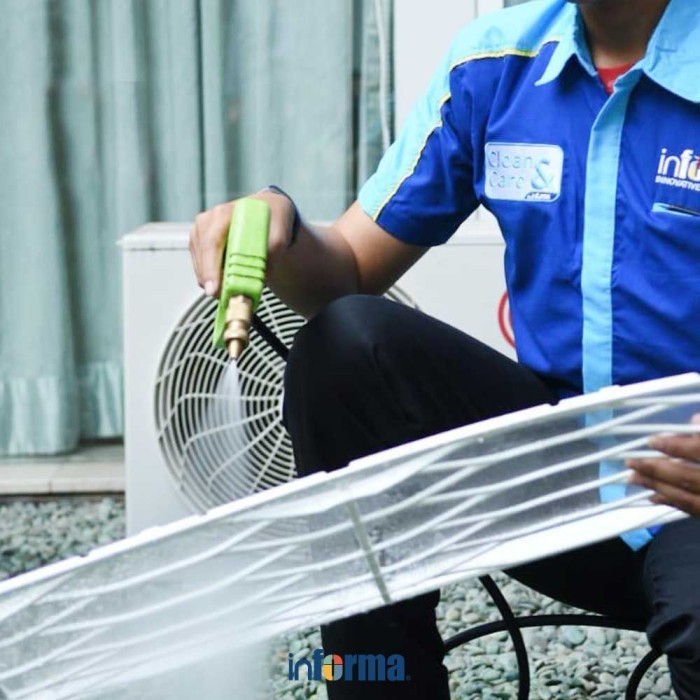 Jual INFORMA - CLEAN & CARE - JASA CUCI AC SPLIT 1 UNIT | Shopee Indonesia