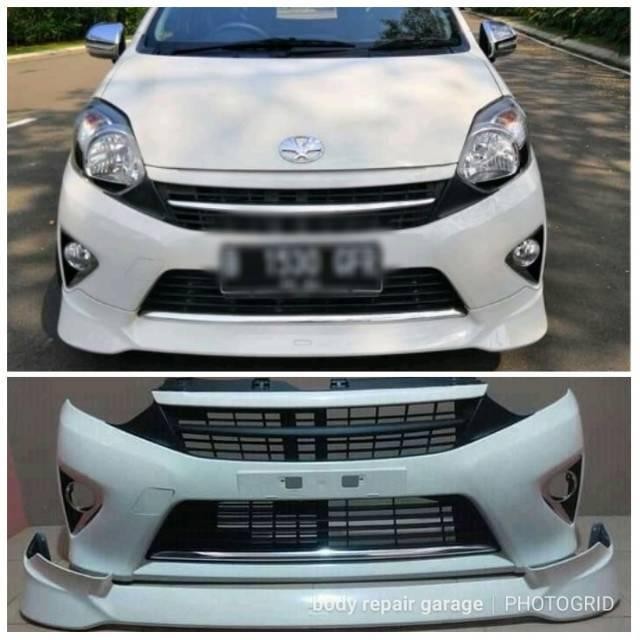 Jual Bumper Depan Agya Ayla Set Bodykit Front Lips | Shopee Indonesia