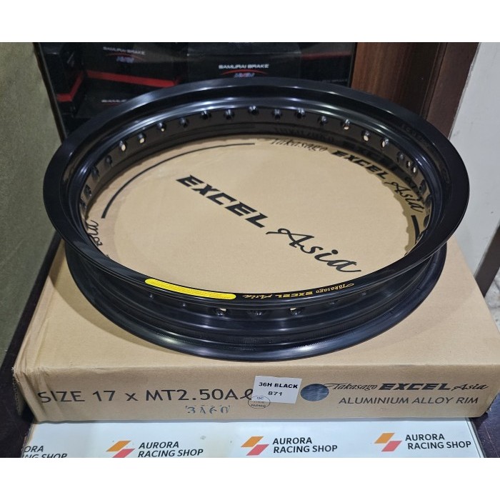 Jual VELG TAKASAGO EXCEL 17 X 250 HOLE 36 WARNA BLACK | Shopee Indonesia