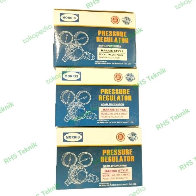 Jual Morris Regulator Oxygen Acetylene Lpg Propane 201 Original Asli ...