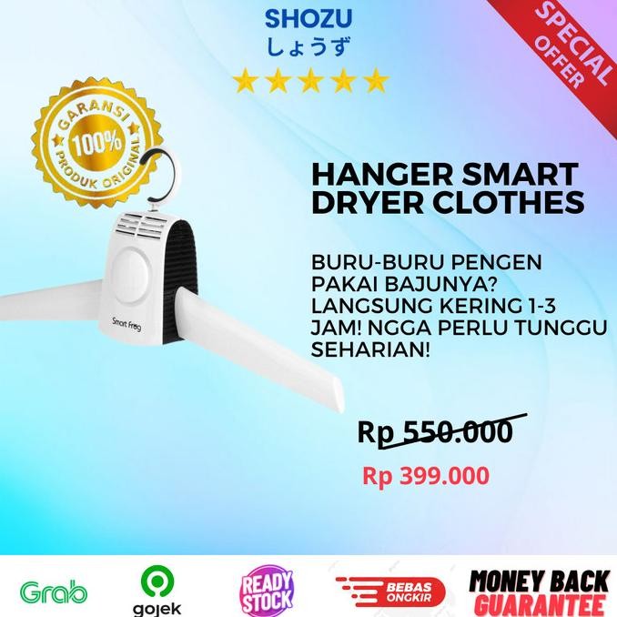 Jual Original Smart Frog Portable Electric Clothes Smart Dryer Hanger ...