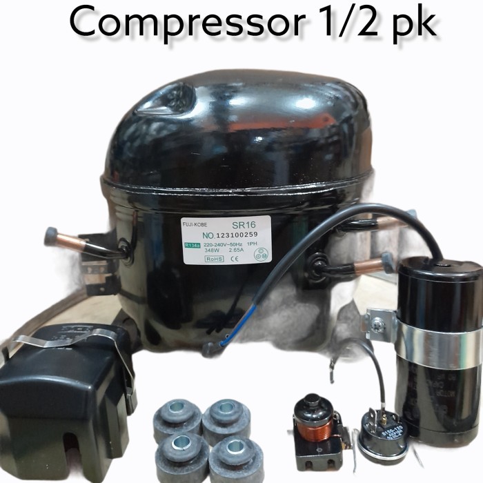 Jual COMPRESSOR KULKAS 1/2 PK MERK FUJI BARU | Shopee Indonesia