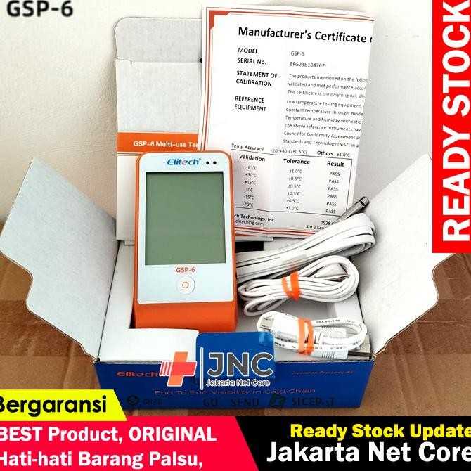 Jual Elitech Gsp 6 Humidity Temperature Data Logger Termometer Gsp6 ...