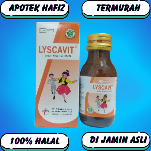 Jual TROPICA LYSCAVIT SYR - 60 ml | Shopee Indonesia