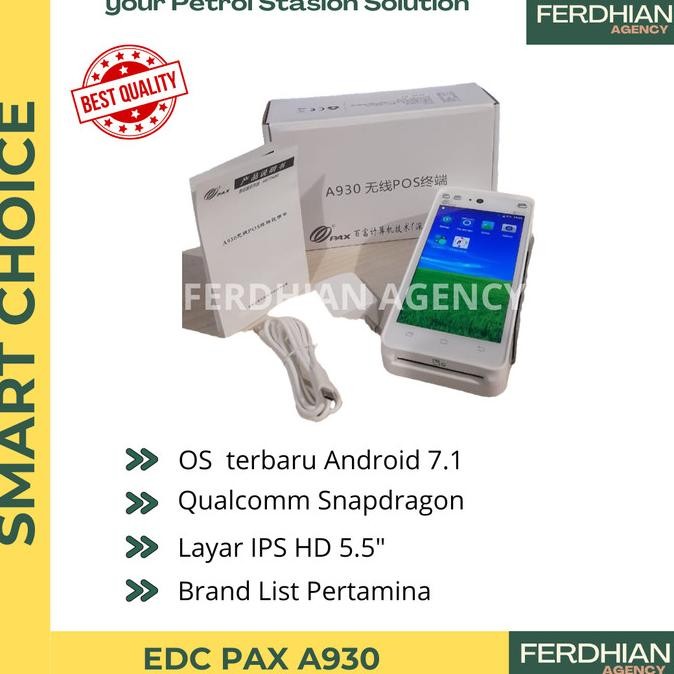 Jual Edc Pax A930 Digitalisasi Spbu Dan Bsi | Shopee Indonesia