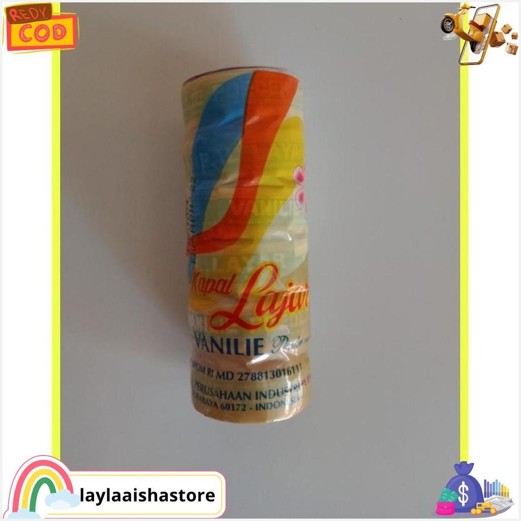 Jual Vanilie Powder Vanili Bubuk Cap Kapal Layar Lajar 1 Slop Gratis ...
