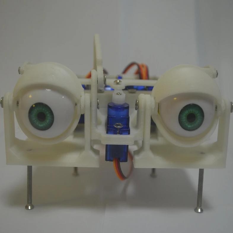 Jual Ps2 Control Robot Eyes Sg90 3D Robotic Eye Frame For Arduino Robot Diy Kit Open Source Code ...