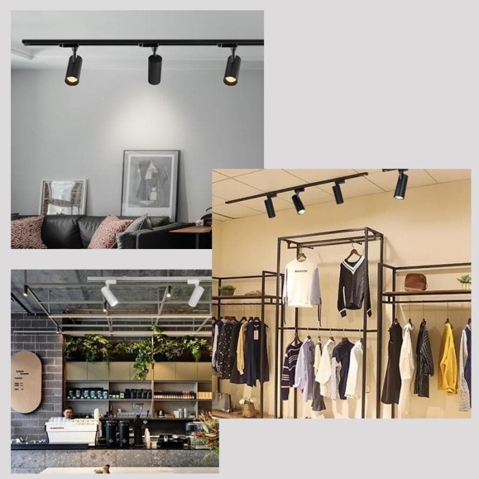 Jual LAMPU LED TRACK LIGHT COB 10W LAMPU SPOT LIGHT REL 10 WATT HL ...