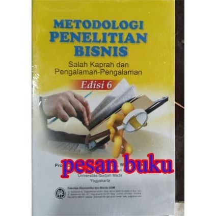 Jual BUKU METODOLOGI PENELITIAN BISNIS EDISI 6 JOGIYANTO HARTONO ...