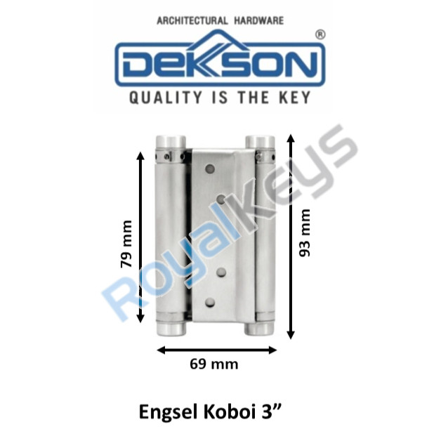 Jual Engsel Koboy Dua Arah Dekson ESS EL SPR 3" Inch Koboi Dekkson ...