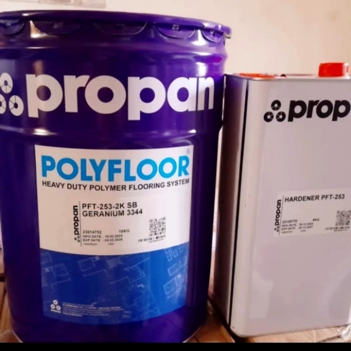 Jual Propan Polyfloor Epoxy Lantai PFT-253-2K SB 20 Kg Set GERANIUM ...