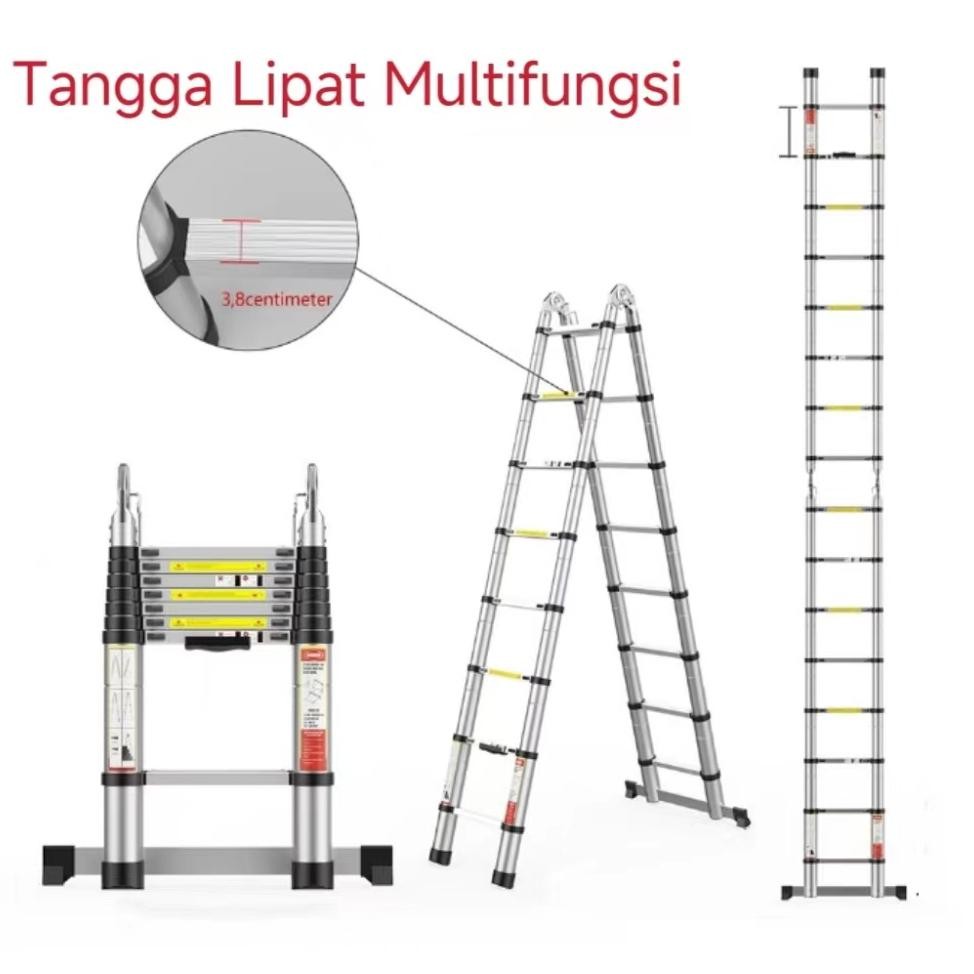 Jual Tangga Lipat 3/4/5 Step Tangga Lipat Step Ladder Portable | Shopee ...