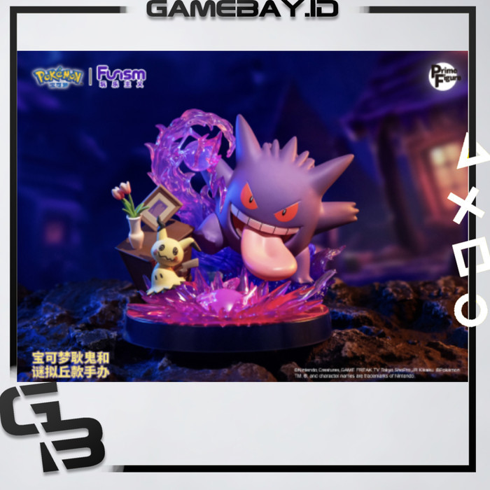 Jual FUNISM TOY POKEMON PRIME FIGURE - GENGAR AND MIMIKYU | Shopee ...