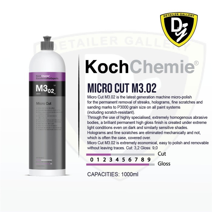 Jual Compound Mobil Koch Chemie Micro Cut M3.02 1000 ml | Shopee Indonesia