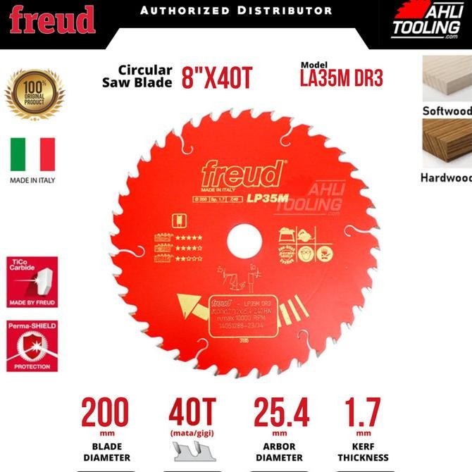 Jual Circular Saw Blade 8" X 40 T Gigi, Mata Gergaji Freud 8 Inch ...