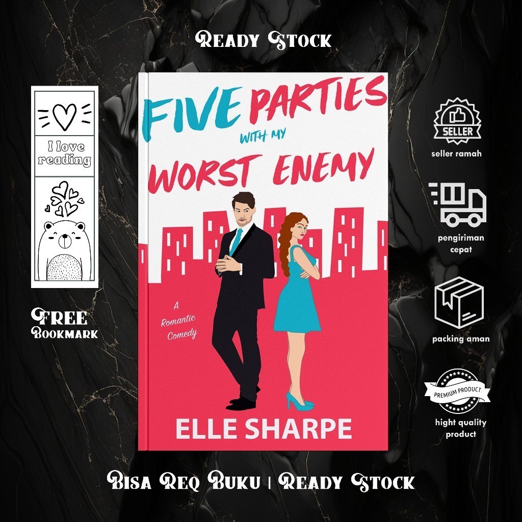 Jual Five Parties with My Worst Enemy by Elle Sharpe (English) | Shopee Indonesia