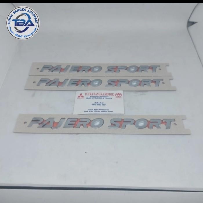 Jual Emblem Belakang Pintu Bagasi All New Pajero Sport 2016 Up 7415A574 ...
