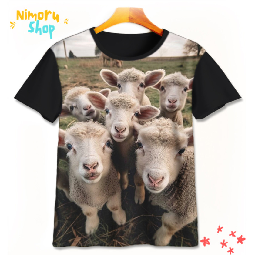 Jual Baju Kaos Anak 3D Qurban-6-designWD Hewan Qurban Lucu Sapi Domba ...